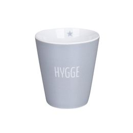 Krasilnikoff Becher Happy Mug Hygge Colorful 330 ml, grau skandinavische Deko Online Shop
