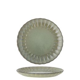 Bloomingville Latina Dessert-Teller, Steingut &Oslash; 20xH2 cm, gr&uuml;n skandinavische Deko Online Shop