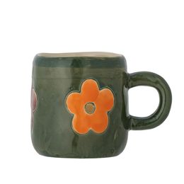 Bloomingville Addy Kindertasse, Steingut &Oslash; 5,5xH6,5 cm, gr&uuml;n