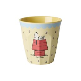Rice Melamin Kinderbecher Becher Snoopy Medium Creme - H9 &Oslash;9 cm - 250 ml skandinavische Deko Online Shop