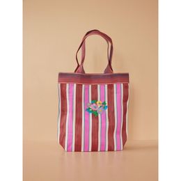 Rice Recycelte Tragetasche Model 2, Blumenmuster skandinavische Deko Online Shop