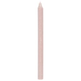 IB Laursen Rustikale Stabkerze 29 cm | &Oslash; 2,2 cm H&ouml;he 29, &Oslash; 2,2 cm, hellrosa