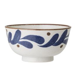 Bloomingville Sch&uuml;ssel Camellia aus Porzellan &Oslash;16.5 x H8.5cm, blau skandinavische Deko Online Shop