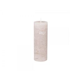 Chic Antique Macon rustikale Stumpenkerze H20/D7 cm, rosa skandinavische Deko Online Shop