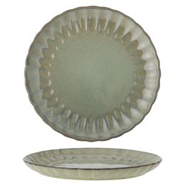 Bloomingville Latina Speiseteller, Steingut &Oslash; 27xH2 cm, gr&uuml;n