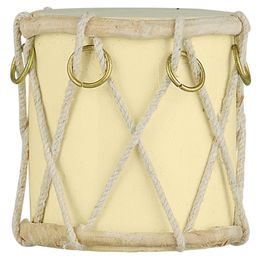 IB Laursen Weihnachtsdeko Trommel H&ouml;he 12.5, &Oslash; 12.5 cm, creme