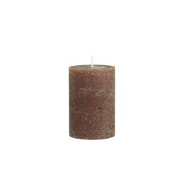 Chic Antique Macon rustikale Stumpenkerze H15/D10 cm, walnuss skandinavische Deko Online Shop