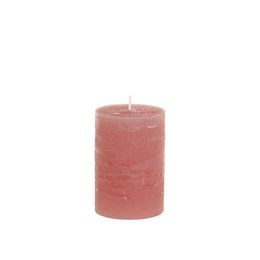 Chic Antique Macon rustikale Stumpenkerze H&ouml;he 8/D5 cm, Himbeere skandinavische Deko Online Shop