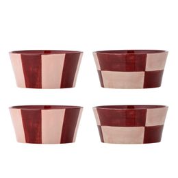 Bloomingville Floki Schalen 4er-Set Rose - &Oslash; 13,5 cm, H 6 cm