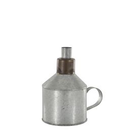 Chic Antique Kerzenst&auml;nder f&uuml;r Stabkerzen, mit Henkel, Zink H17, &Oslash;7.5 cm skandinavische Deko Online Shop