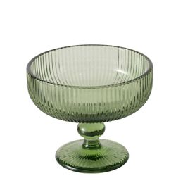 Boltze Schale Rigano aus Glas 250 ml, Gr&uuml;n