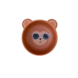 Rice Melamin Kinderschale Melamin Tiermotiv Matt &Oslash; 13 cm, H&ouml;he 5 cm, Affe skandinavische Deko Online Shop