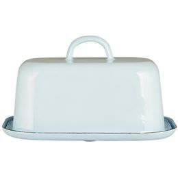 IB Laursen Butterbox Emaille 18.5 x 13.2 x 10 cm, hellblau
