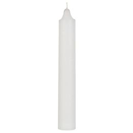 IB Laursen Dickere Rustikale Stabkerze 25 cm, &Oslash; 3,8 cm H&ouml;he 25 cm, &Oslash; 3,8 cm, wei&szlig; skandinavische Deko Online Shop