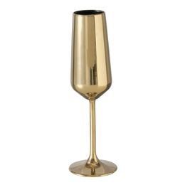 Boltze Sektglas Adora Metallic 22,5 cm, &Oslash; 7 cm, 195ml, Gold