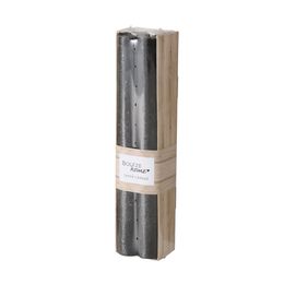 Boltze 4er Set Stabkerze Melia 20 cm, &Oslash; 2,2 cm, schwarz skandinavische Deko Online Shop