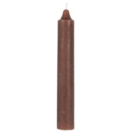 IB Laursen Dickere Rustikale Stabkerze 25 cm, &Oslash; 3,8 cm H&ouml;he 25 cm, &Oslash; 3,8 cm, rustic brown skandinavische Deko Online Shop