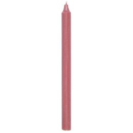 IB Laursen Rustikale Stabkerze 29 cm | &Oslash; 2,2 cm H&ouml;he 29, &Oslash; 2,2 cm, koral