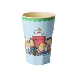 Rice Melaminbecher Snoopy Hoch Blau - H13 &Oslash;9 cm - 400 ml skandinavische Deko Online Shop