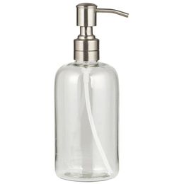 IB Laursen Seifenspender aus Glas H: 21, &Oslash; 8 cm, silber skandinavische Deko Online Shop