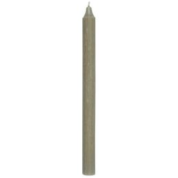 IB Laursen Rustikale Stabkerze 29 cm | &Oslash; 2,2 cm H&ouml;he 29, &Oslash; 2,2 cm, leinengrau