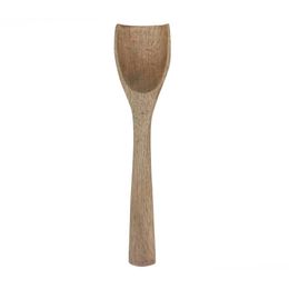 Chic Antique Holzl&ouml;ffel mit gerader Kante aus Mangoholz L18 cm, natur skandinavische Deko Online Shop