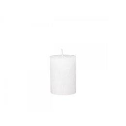 Chic Antique Macon rustikale Stumpenkerze H10/D7 cm, wei&szlig; skandinavische Deko Online Shop