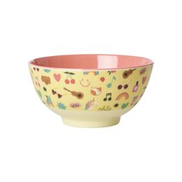 Rice Melamin Sch&uuml;ssel f&uuml;r Kinder Unicorn Love Large - 700 ml &Oslash; 15 cm, H&ouml;he 7 cm