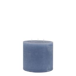 Chic Antique Macon 3-Docht-Stumpenkerze H15/&Oslash; 15 cm sky blue
