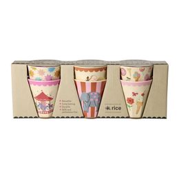 Rice Kleine Kinder Becher Fun Fair - 6er Pack 6 x 160 ml, pink