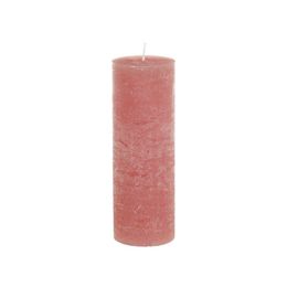 Chic Antique Macon rustikale Stumpenkerze H20/D7 cm, Himbeere