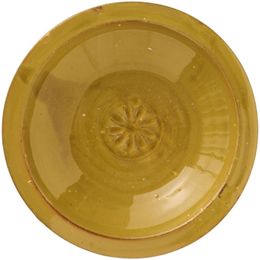 IB Laursen Keramik Deko-Schale Avignon mit Blume Blau - &Oslash; 22,5 cm