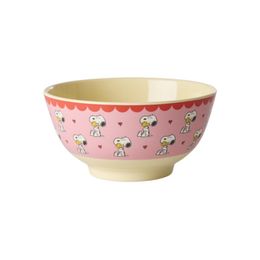 Rice Melamin Schale mit Snoopy - Medium Pink, H 7.5 &Oslash; 15 cm, 700 ml skandinavische Deko Online Shop