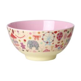 Rice Mittelgro&szlig;e Kindersch&uuml;ssel Fun Fair 700 ml &Oslash; 15 cm, H&ouml;he 7 cm, pink