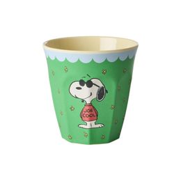 Rice Melamin Kinderbecher Becher Snoopy Medium Gr&uuml;n - H9 &Oslash;9 cm - 250 ml skandinavische Deko Online Shop