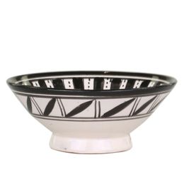Chic Antique Marrakech Schale H7/&Oslash;16 cm, schwarz