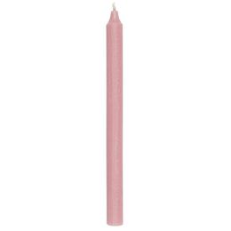 IB Laursen Rustikale Stabkerze 29 cm | &Oslash; 2,2 cm H&ouml;he 29, &Oslash; 2,2 cm, rose