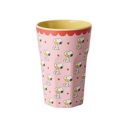 Rice Melaminbecher Snoopy Hoch Pink, H13 &Oslash;9 cm - 400 ml skandinavische Deko Online Shop