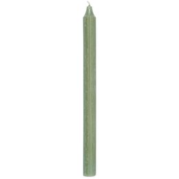 IB Laursen Rustikale Stabkerze 29 cm | &Oslash; 2,2 cm H&ouml;he 29, &Oslash; 2,2 cm, staubig gr&uuml;n