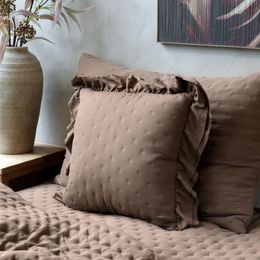 Chic Antique Aix Soft Kissenbezug 50x50 cm 50 x 50 cm - Walnuss skandinavische Deko Online Shop
