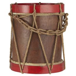 IB Laursen Trommel gro&szlig; ca. H40 x &Oslash;36 cm, braun skandinavische Deko Online Shop