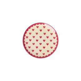 Rice Melamin Kuchenteller Favorite Hearts Red Kiss - &Oslash; 16 cm