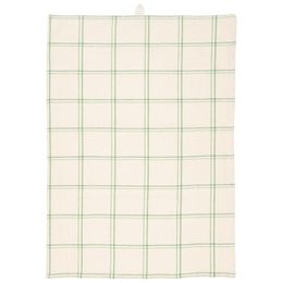 IB Laursen Geschirrtuch Leonard mit Karomuster 50 x 70 cm, Gr&uuml;n skandinavische Deko Online Shop