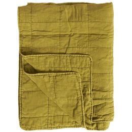 IB Laursen Klassischer Quilt aus Baumwolle 180 x 130 cm, gr&uuml;n skandinavische Deko Online Shop