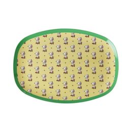 Rice Melamin Rechteckiger Kinderteller mit Snoopy Gelb - 30 x 22 cm skandinavische Deko Online Shop