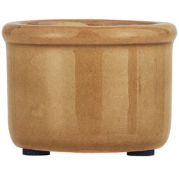 IB Laursen Mini Blumentopf Hilda mit krakelierter Oberfl&auml;che H4,7 x &Oslash;6,5 cm, clay skandinavische Deko Online Shop