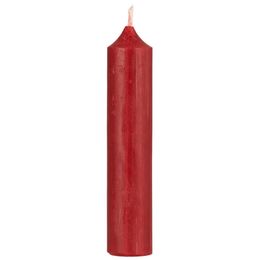 IB Laursen Rustikale Stabkerze 11 cm | &Oslash; 2,2 cm H&ouml;he 11, &Oslash; 2.2 cm, rot