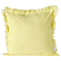 Boltze Kissen Lenea 45 x 45 x 12 cm, hellgelb