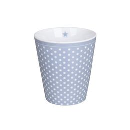 Krasilnikoff Happy Mug Micro Dots Becher 330 ml, dusty blue skandinavische Deko Online Shop