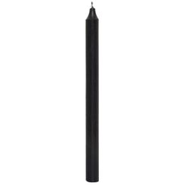 IB Laursen Rustikale Stabkerze 29 cm | &Oslash; 2,2 cm H&ouml;he 29, &Oslash; 2,2 cm, schwarz